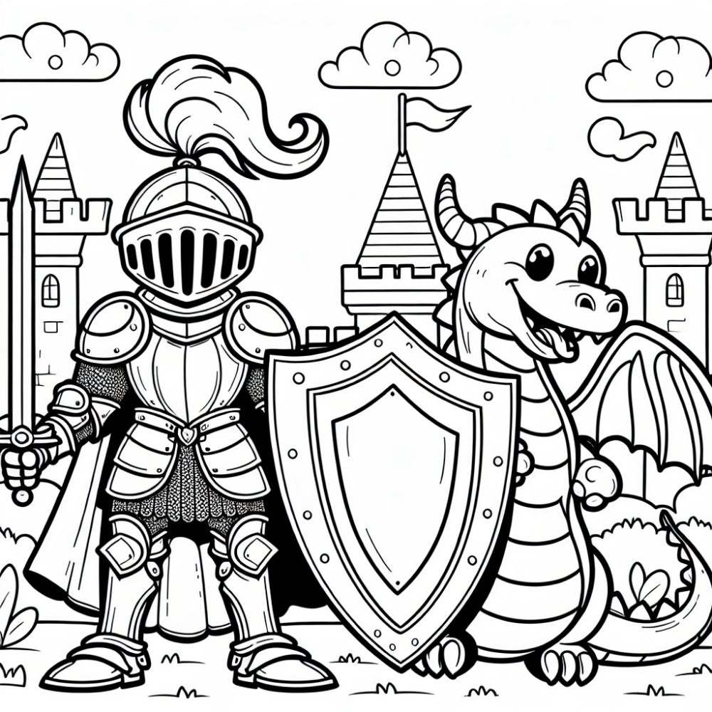 Free knight Color Book - 15 Coloring Pages - Fun and Educational ...
