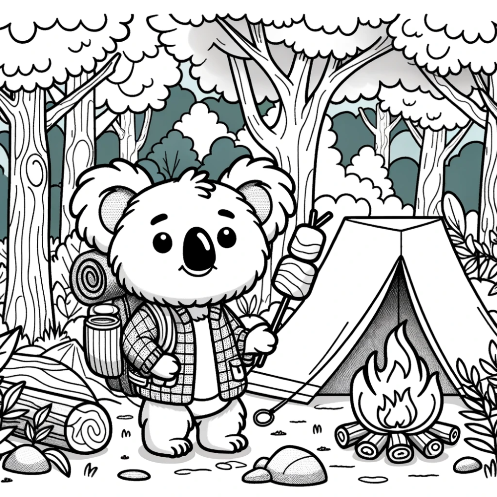 Free Koala Color Book - 40 Coloring Pages - Koala Coloring Pages | Fun ...
