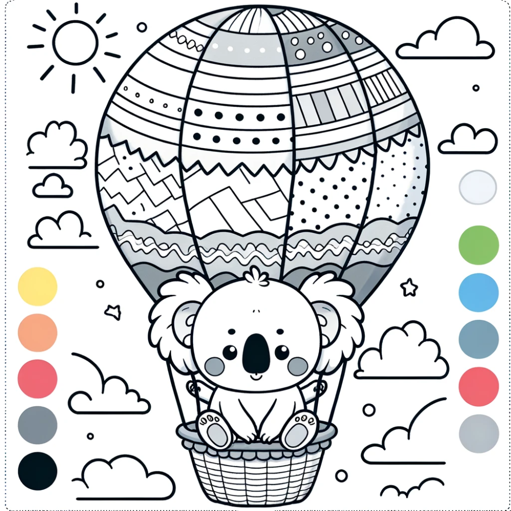 Free Koala Color Book - 40 Coloring Pages - Koala Coloring Pages | Fun ...