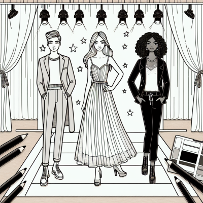 Free model Color Book - 14 Coloring Pages - Engaging Models Coloring ...