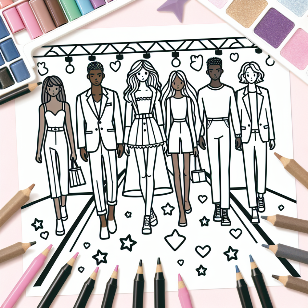 Free model Color Book - 14 Coloring Pages - Engaging Models Coloring ...