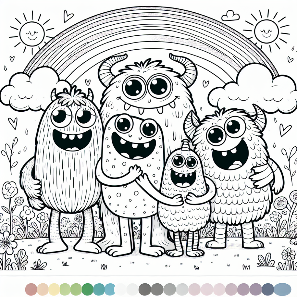 Free monster Color Book - 15 Coloring Pages - Explore Our Fun and ...