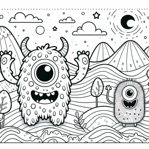 Free monster Color Book - 15 Coloring Pages - Explore Our Fun and ...