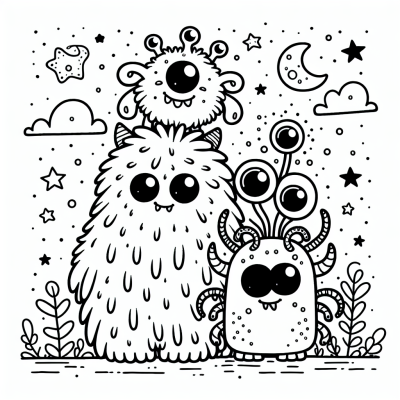 Free monster Color Book - 15 Coloring Pages - Explore Our Fun and ...