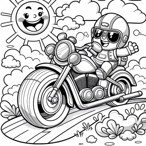 Free motorcycle coloring page Color Book - 15 Coloring Pages ...
