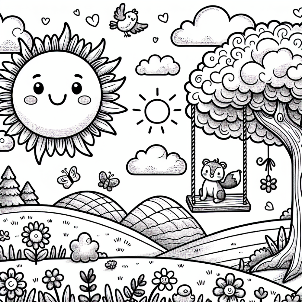 Free nature coloring page Color Book - 15 Coloring Pages - Discover the ...