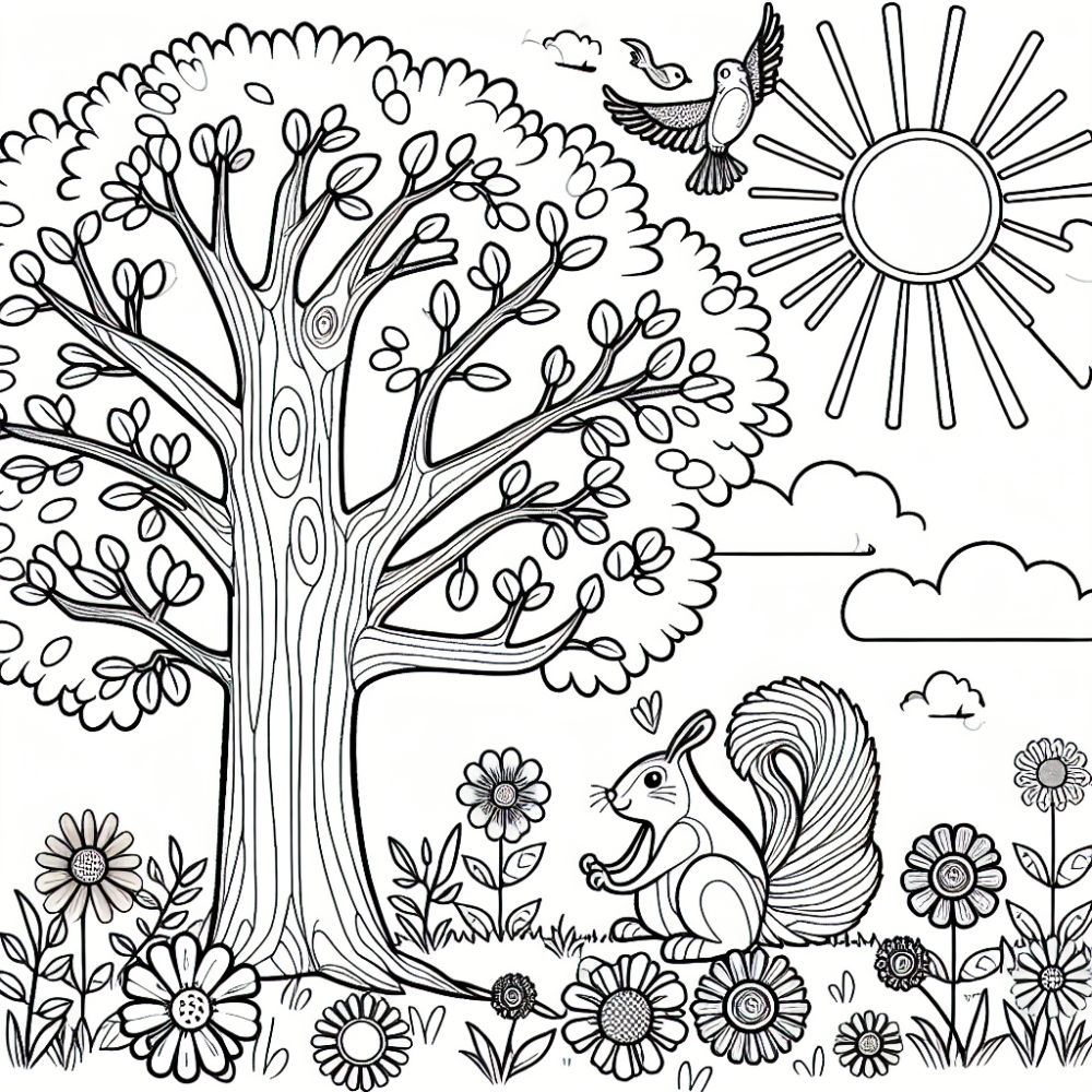 Free nature coloring page Color Book - 15 Coloring Pages - Discover the ...