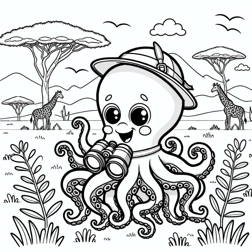 Free octopus Color Book - 40 Coloring Pages - Dive into the World of ...