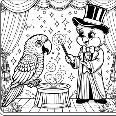 Free Parrot Color Book - 40 Coloring Pages - Discover the Fun of Parrot ...