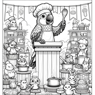 Free Parrot Color Book - 40 Coloring Pages - Discover the Fun of Parrot ...