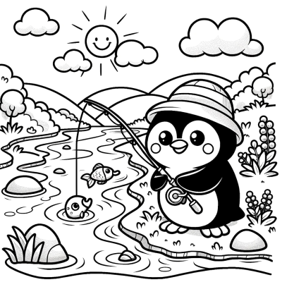 Free penguin Color Book - 40 Coloring Pages - Delightful Penguins ...