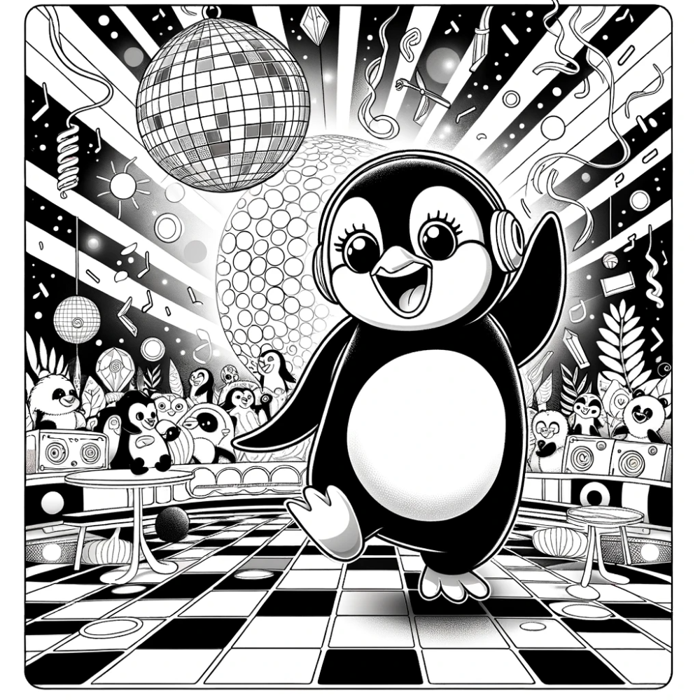 Free penguin Color Book - 40 Coloring Pages - Delightful Penguins ...