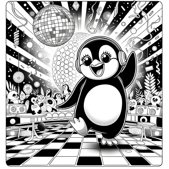 Free penguin Color Book - 40 Coloring Pages - Delightful Penguins ...
