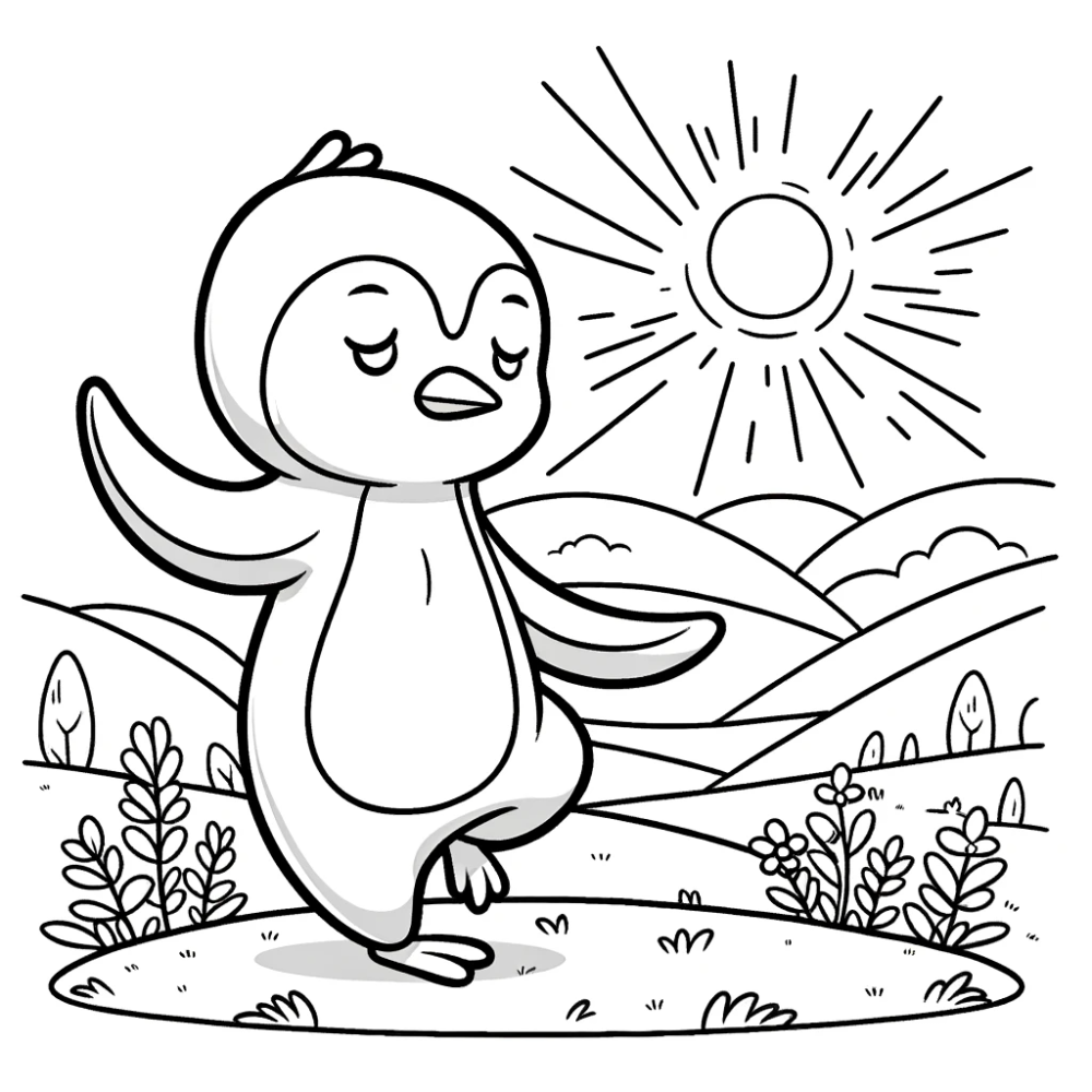 Free penguin Color Book - 40 Coloring Pages - Delightful Penguins ...
