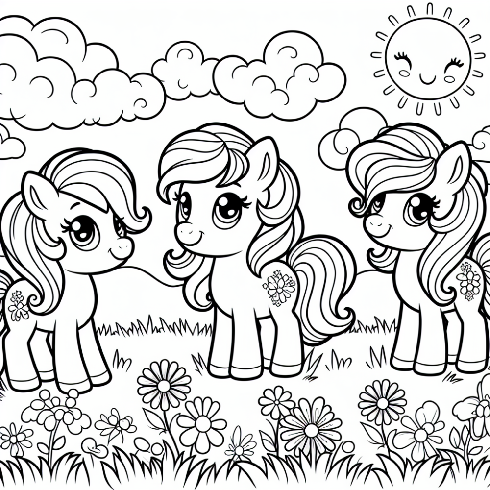 Free pony Color Book - 15 Coloring Pages - Explore Our Magical Ponies ...