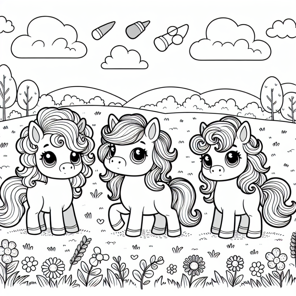 Free pony Color Book - 15 Coloring Pages - Explore Our Magical Ponies ...
