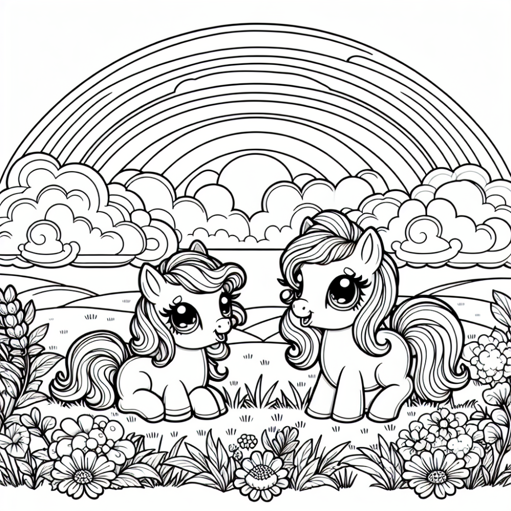 Free pony Color Book - 15 Coloring Pages - Explore Our Magical Ponies ...