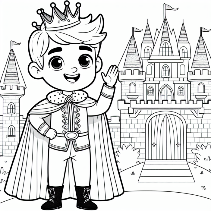 Free prince coloring page Color Book - 15 Coloring Pages - Prince ...