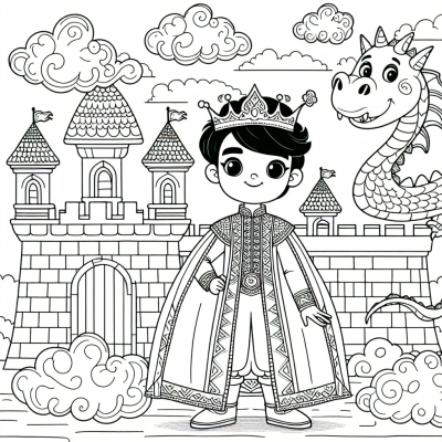 Free prince coloring page Color Book - 15 Coloring Pages - Prince ...