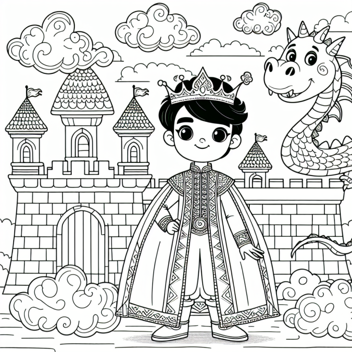 Free prince coloring page Color Book - 15 Coloring Pages - Prince ...