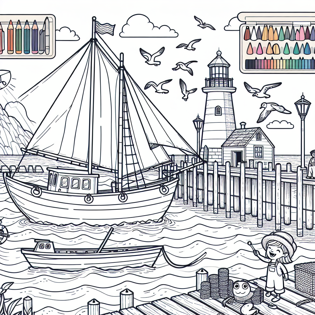 Coloring Page: Seasonal Color Page for Kids