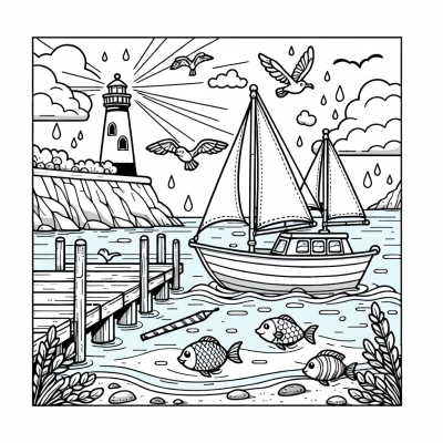 Free seaport Color Book - 15 Coloring Pages - Explore Our Rich ...