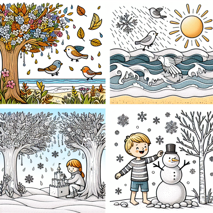 Coloring Page: Nature Scenes Color Page for Kids