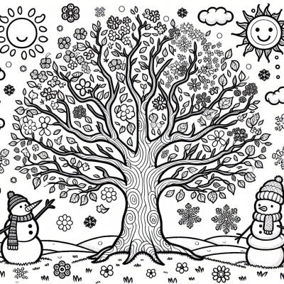 Free season Color Book - 14 Coloring Pages - Explore the Magic of ...