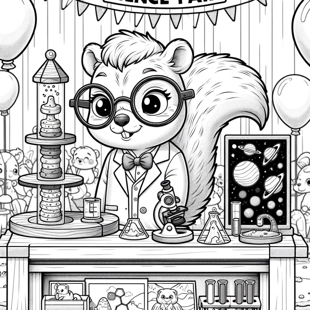 Coloring Page: Engaging Science Lab Color Page for Kids - A Creative ...