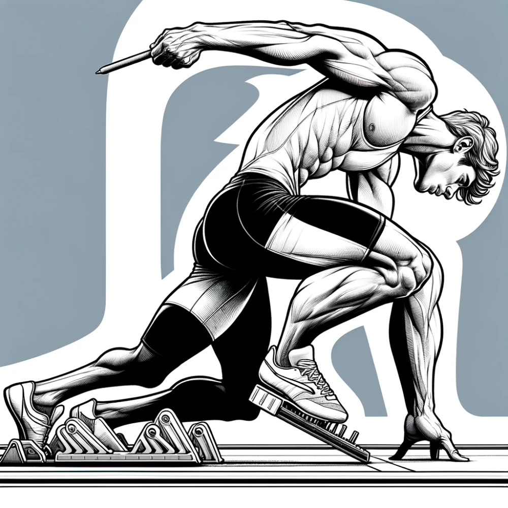 Coloring Page: Olympic Sprinter Color Page for Kids - Educational and Fun!