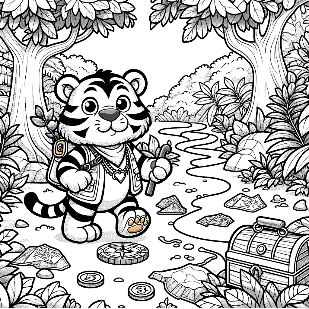 Free Tiger Color Book - 17 Coloring Pages - Discover the World of ...