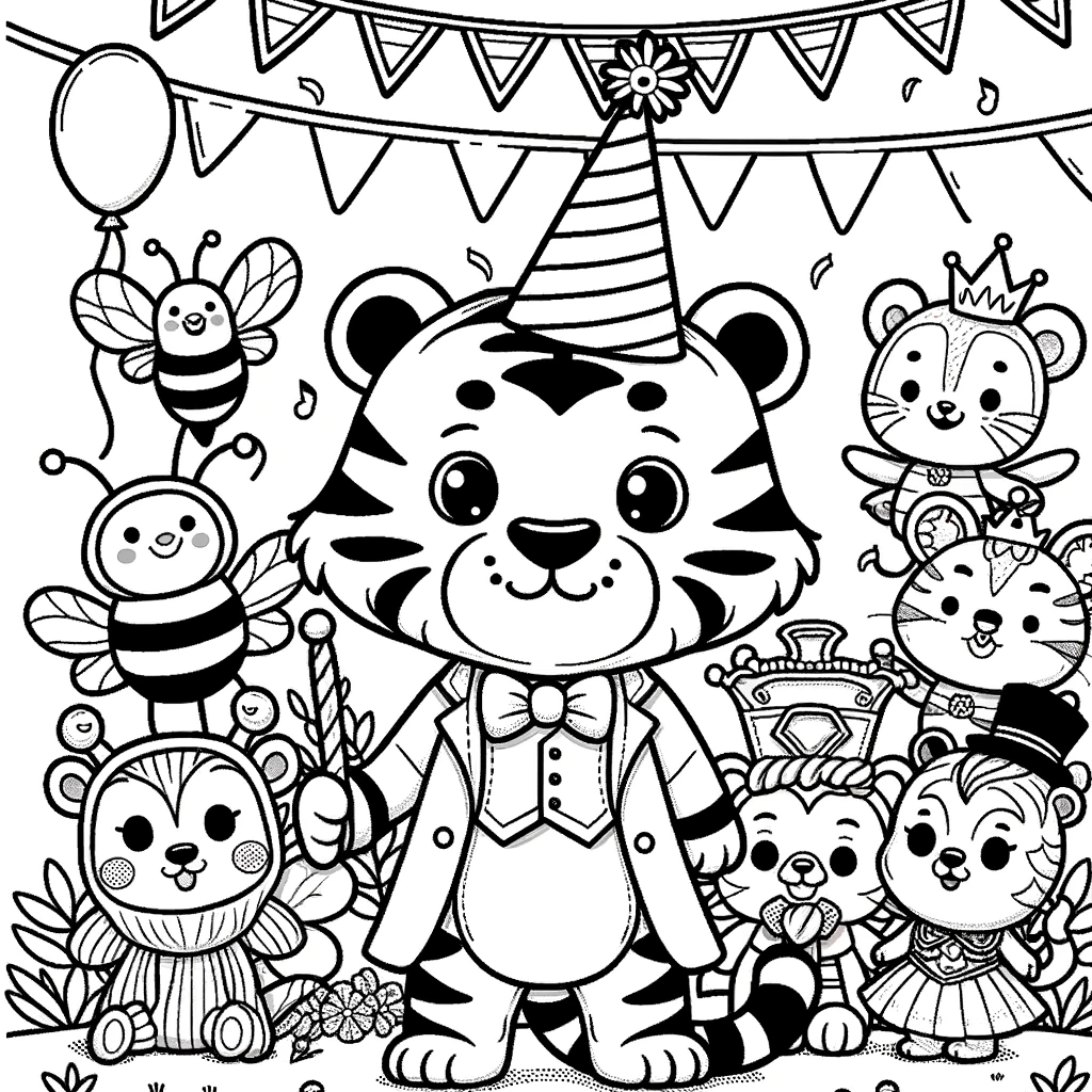 Free Tiger Color Book - 17 Coloring Pages - Discover the World of ...