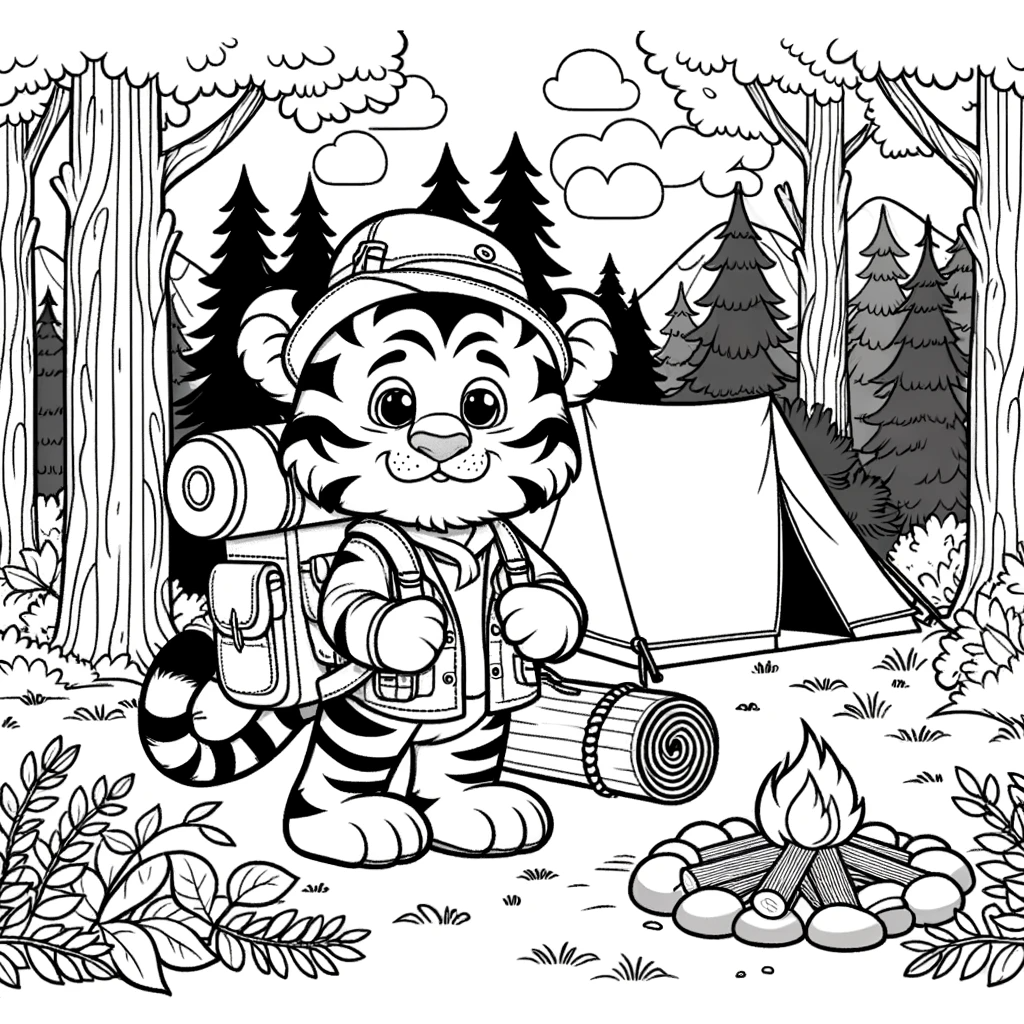 Free Tiger Color Book - 17 Coloring Pages - Discover the World of ...