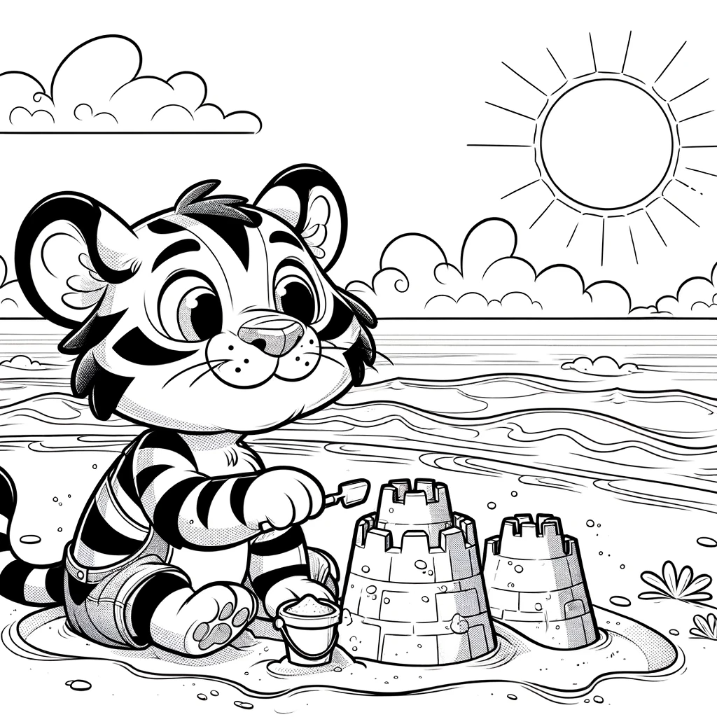 Free Tiger Color Book - 17 Coloring Pages - Discover the World of ...