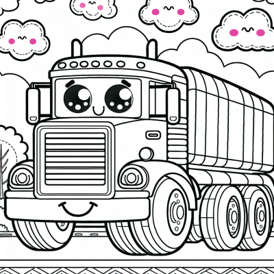 Free truck coloring page Color Book - 15 Coloring Pages - Explore Our ...