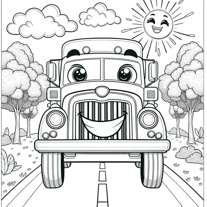 Free truck coloring page Color Book - 15 Coloring Pages - Explore Our ...