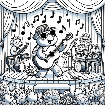 Free turtle Color Book - 40 Coloring Pages - Dive Into the Colorful ...