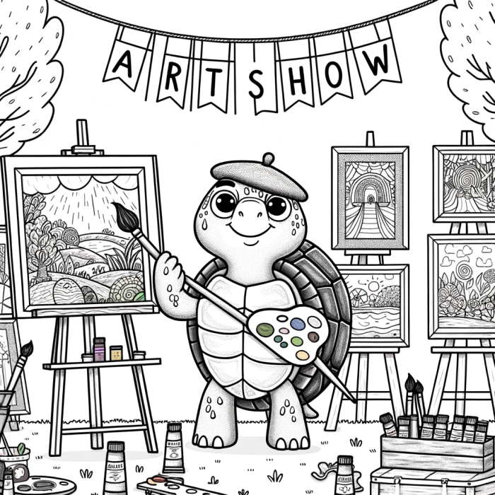 Free turtle Color Book - 40 Coloring Pages - Dive Into the Colorful ...