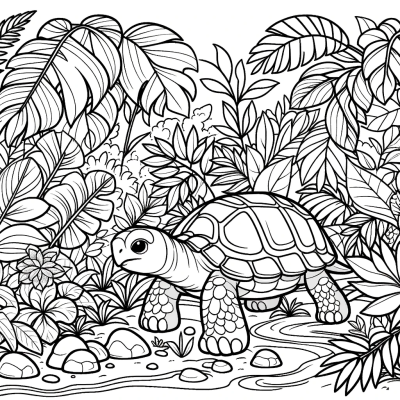 Free turtle Color Book - 40 Coloring Pages - Dive Into the Colorful ...