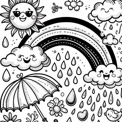 Free weather coloring page Color Book - 15 Coloring Pages - Engage ...